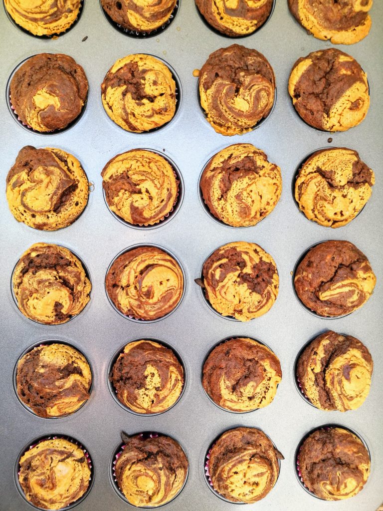 Šokolaadi-pähklivõi muffinid (lisatud suhkrust vabad) - Hea toidu kodu